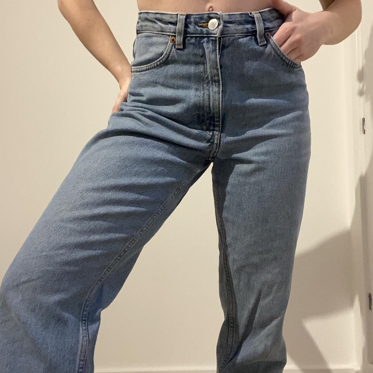 Monki Straight Leg Jeans 25inch waist UK SHIPPING... - Depop