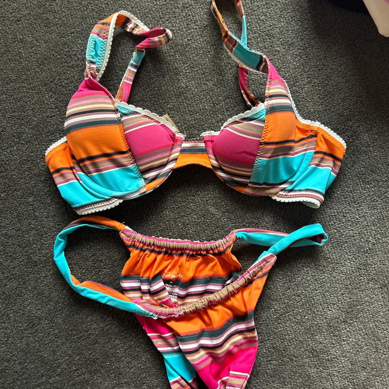 Stunning bamba bikini set Worn once perfec condition... | Depop