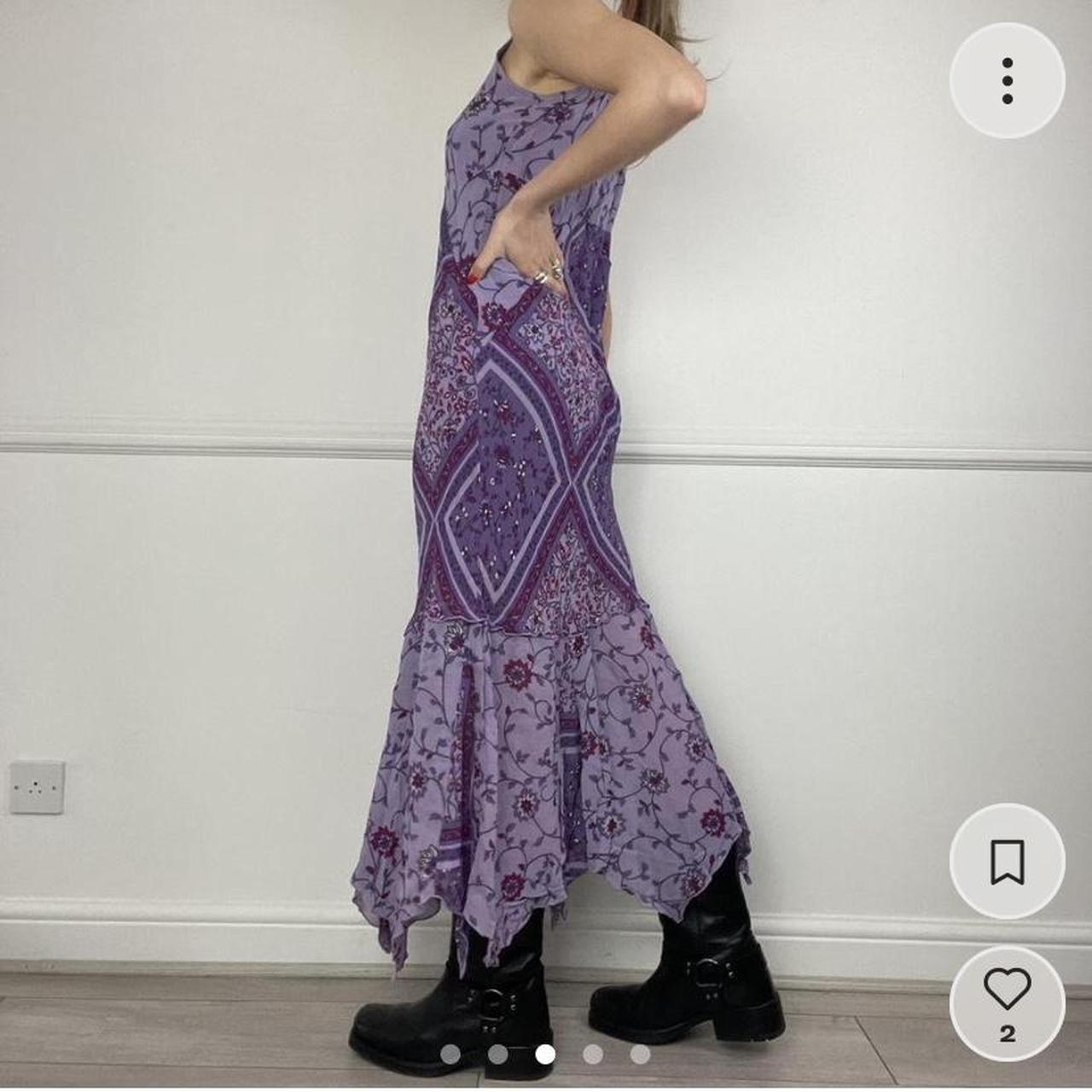 Purple phoebe buffay maxi vintage dress! So so... - Depop