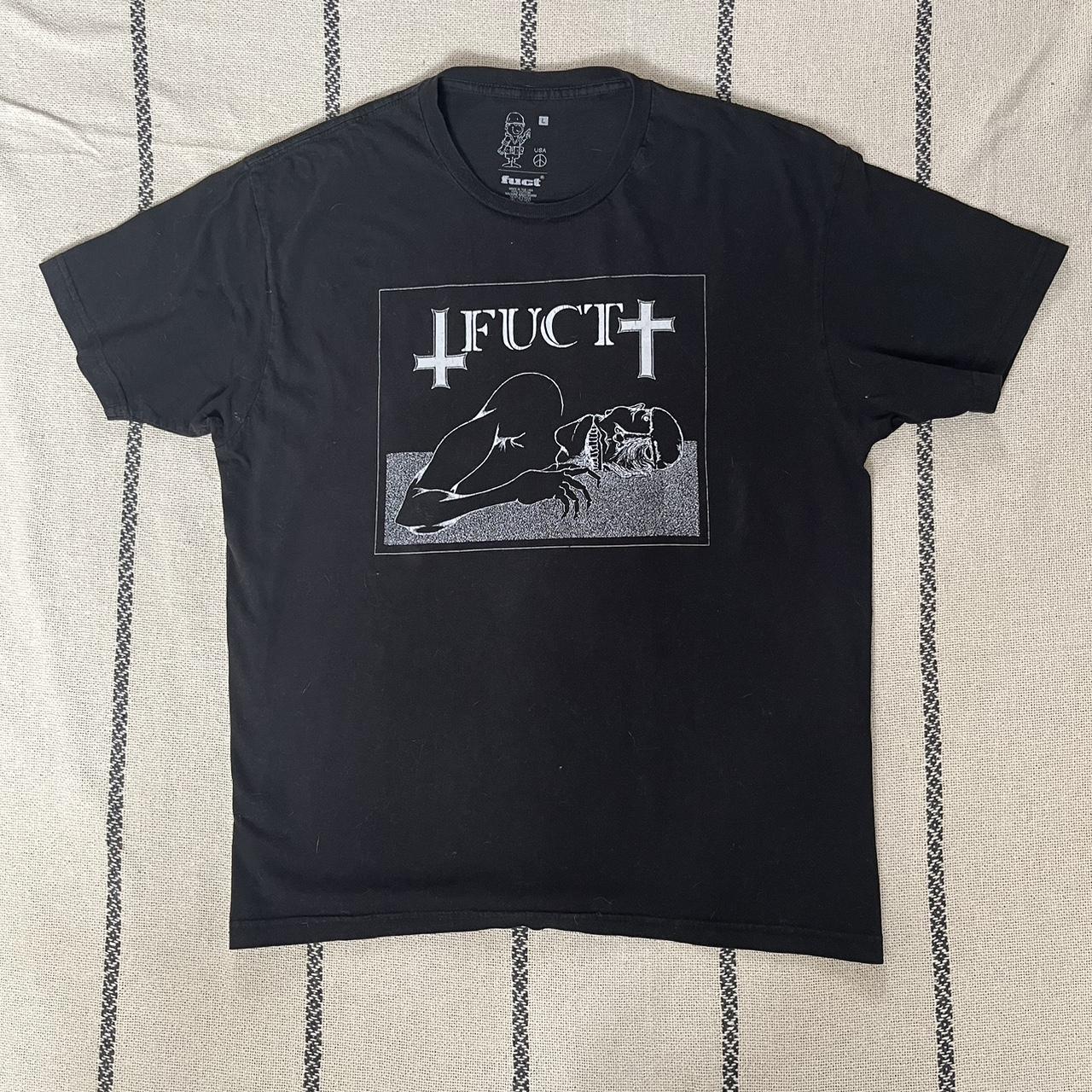 Rare Vintage made in the USA Fuct Tee. 100% cotton,... - Depop
