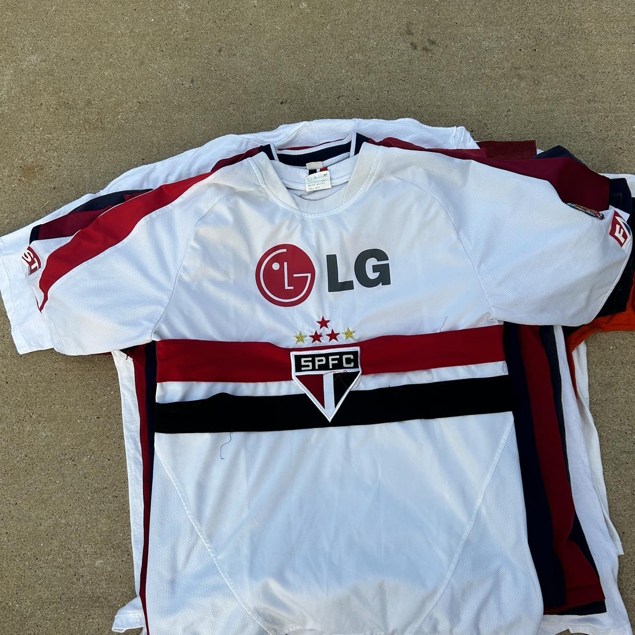 Vintage SPFC Soccer Kit No Tag Fits Size L #Soccer... - Depop