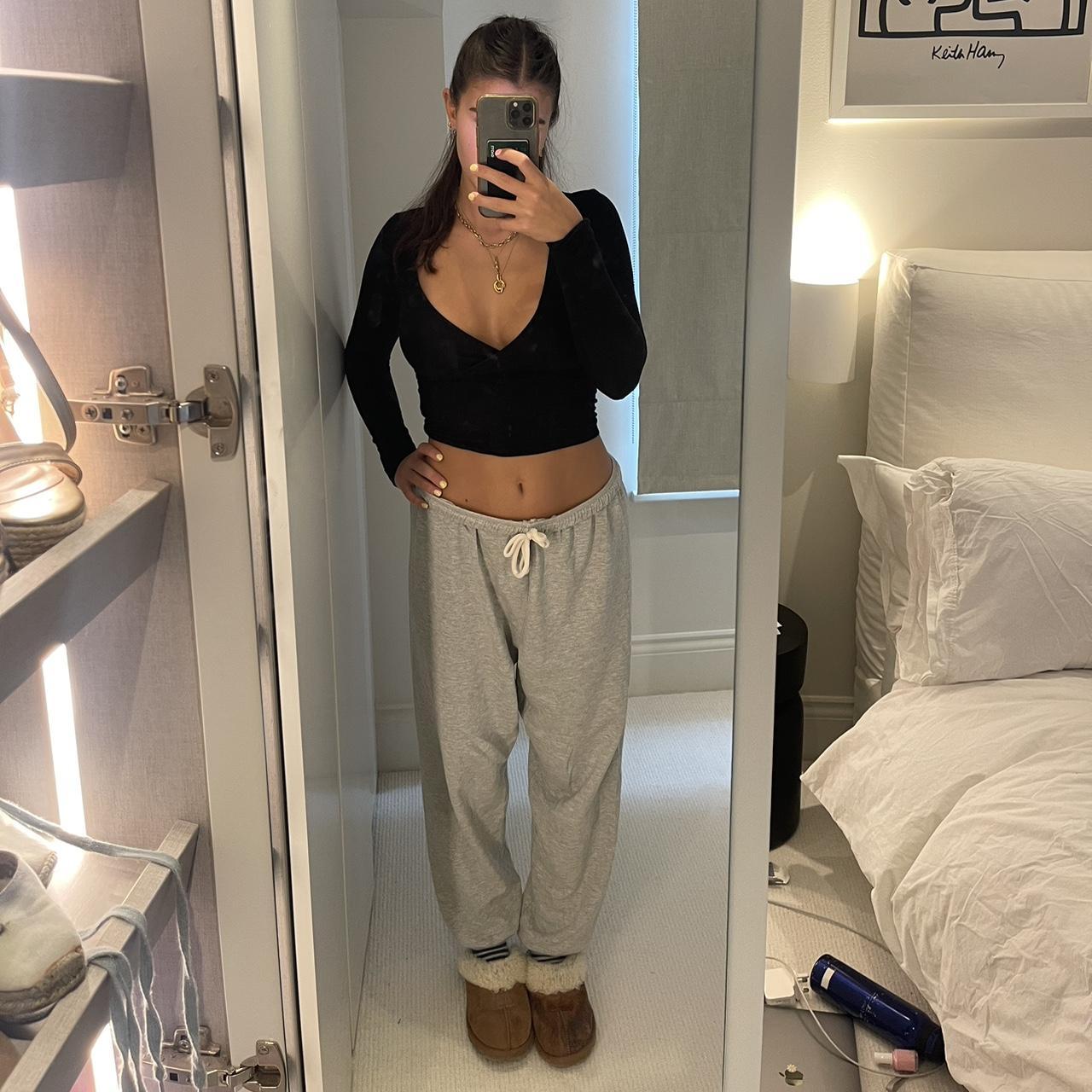 The most insanely comfortable grey trackies from... - Depop