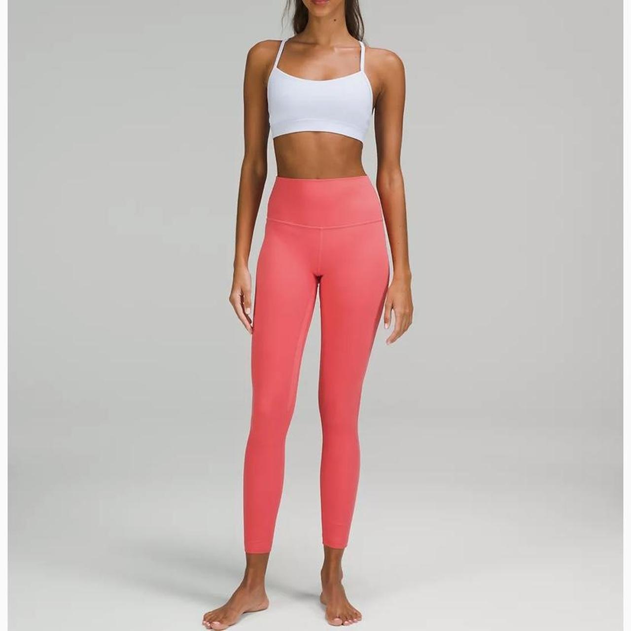 Lululemon Womens Pink Leggings Depop