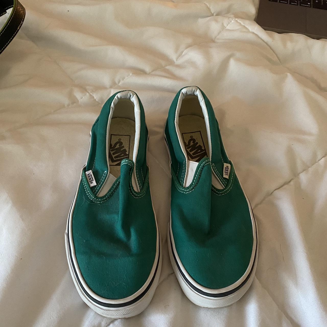 Green vans slip on #vans #skater #vansslipon - Depop