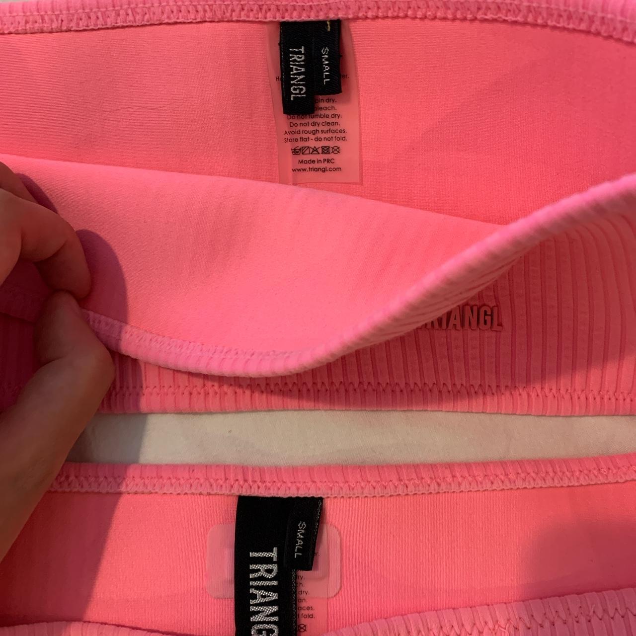 Triangl Women's Pink Swimsuit-one-piece | Depop