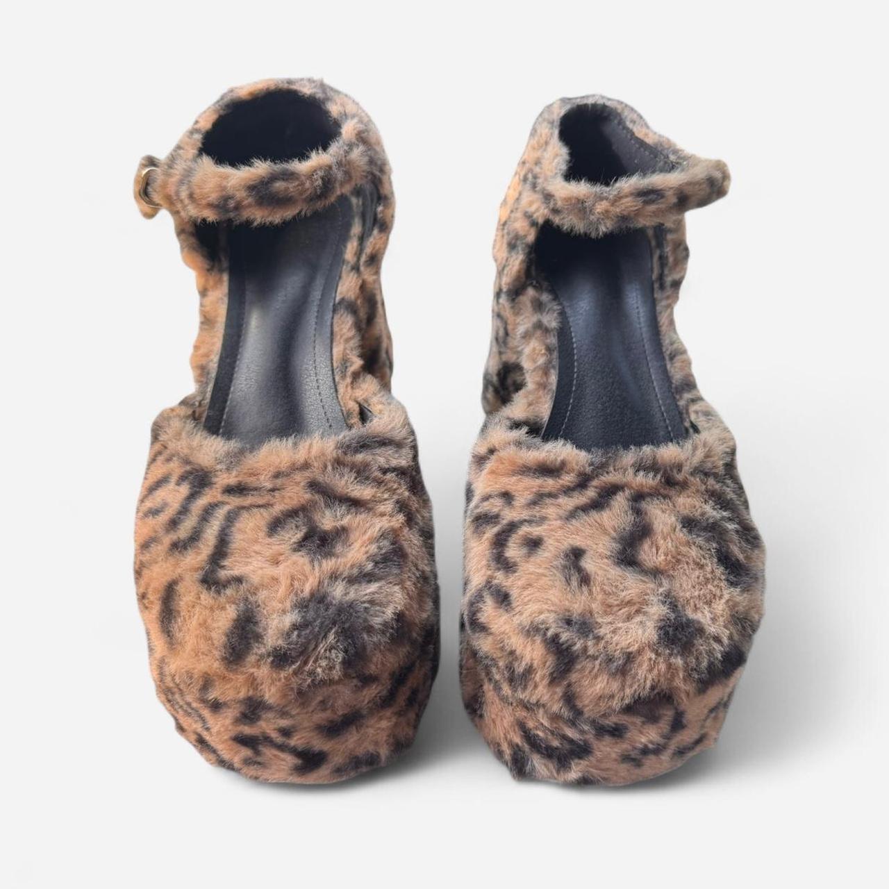 UNIF-inspired fuzzy leopard heels 🐆 Super soft faux... | Depop