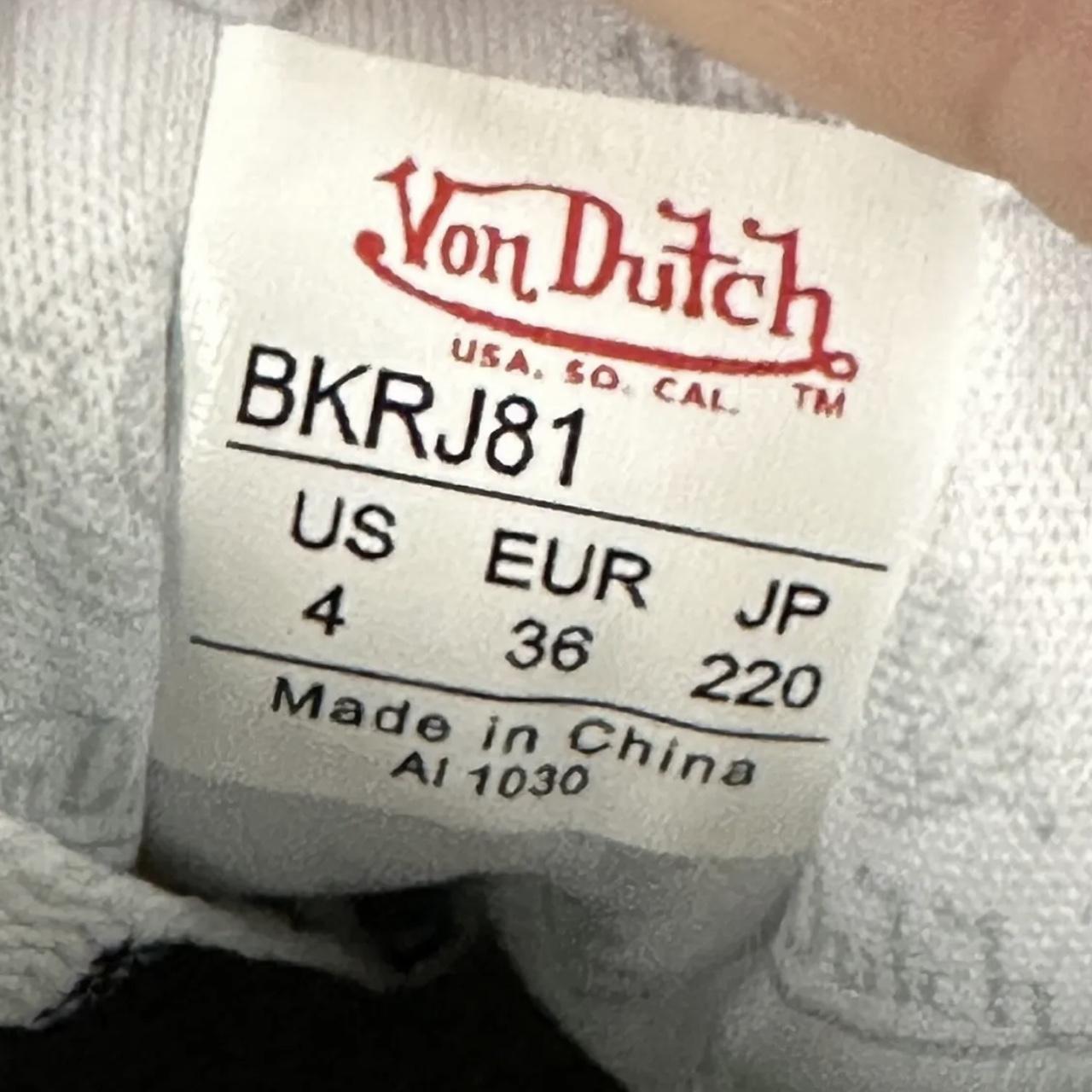 New white von Dutch shoes size 4 us size 36 EUR... - Depop