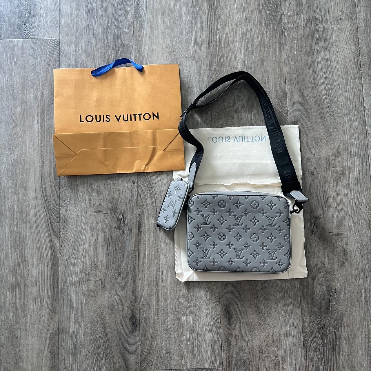 Louis Vuitton Men's Grey Bag | Depop