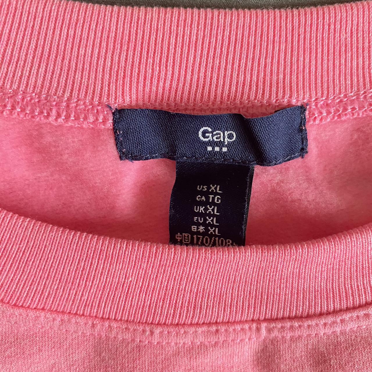 Neon Pink GAP Glitter Logo Sweatshirt New with tags... - Depop