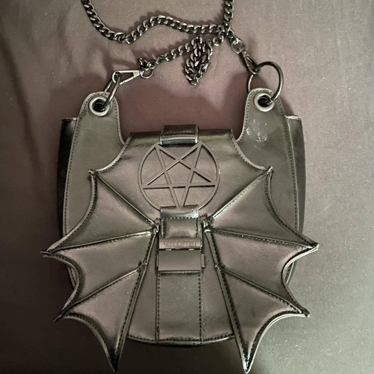 Gothic killstar bat purse, great quality & sturdy... - Depop