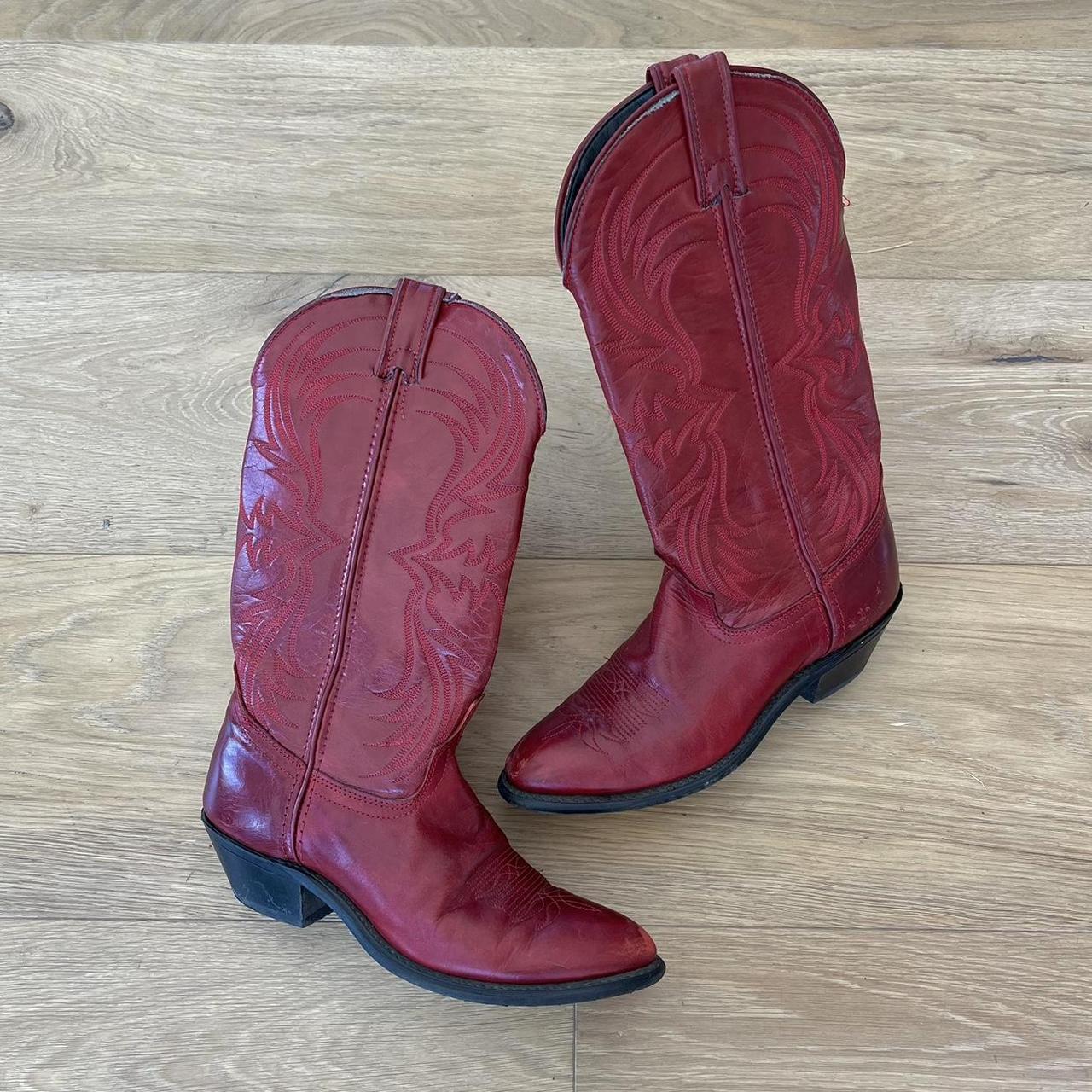Women's Red Boots | Depop
