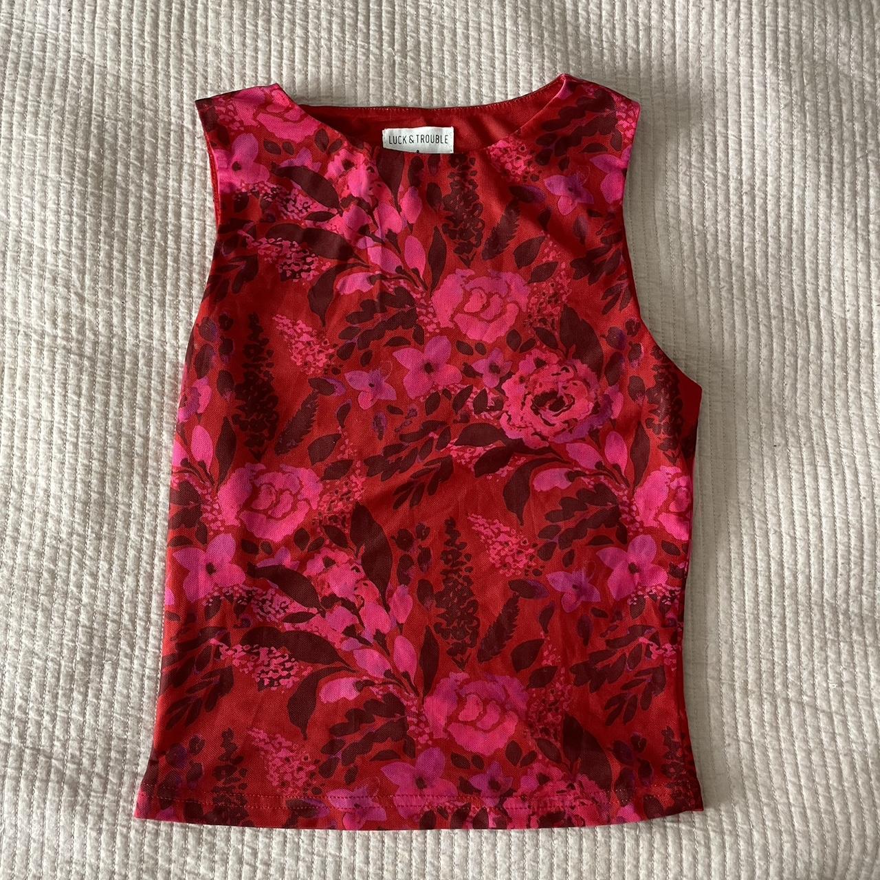 Size 8 Luck and Trouble top, worn once and in great... - Depop