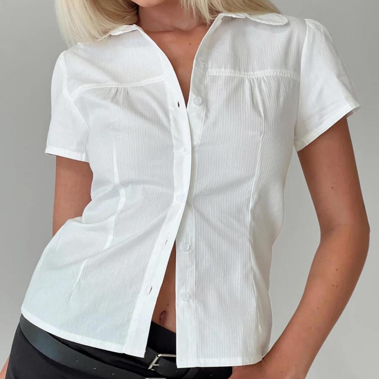 princess polly reverie top white size... | Depop