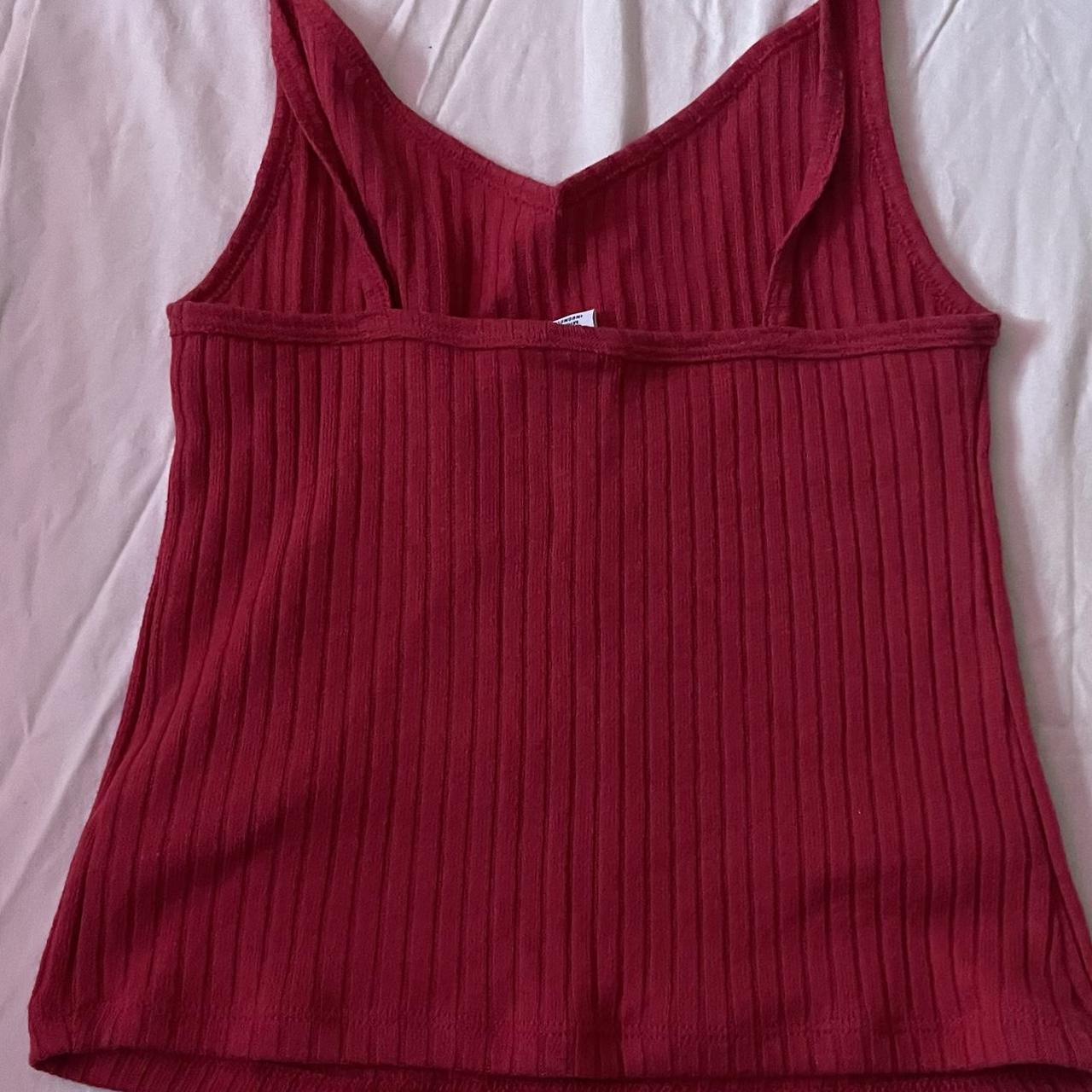 💌RED RIBBED TANK TOP 💌 rory gilmore would’ve eat... - Depop