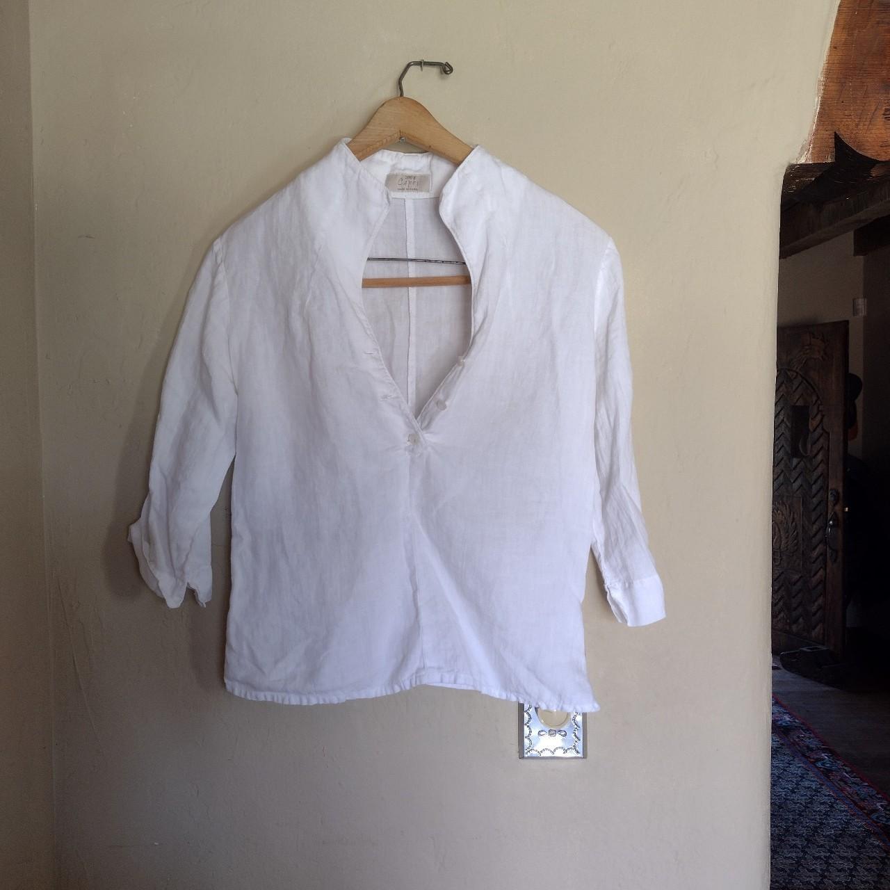 Capri Designs Women's White Shirt | Depop
