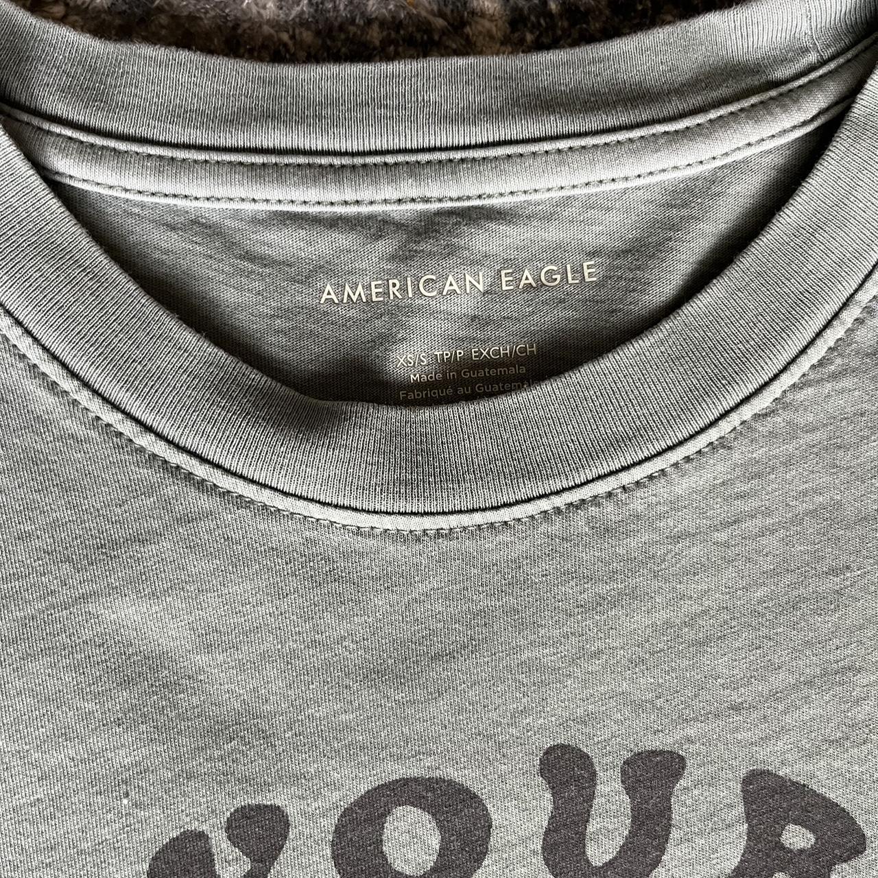 American Eagle oversized tee size xs/small💚 • the... - Depop