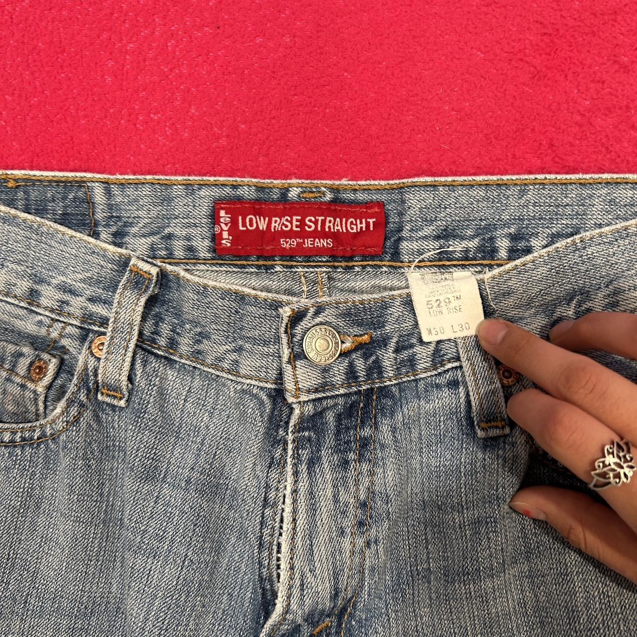 levis 529 low rise straight jeans W30 L30 - Depop