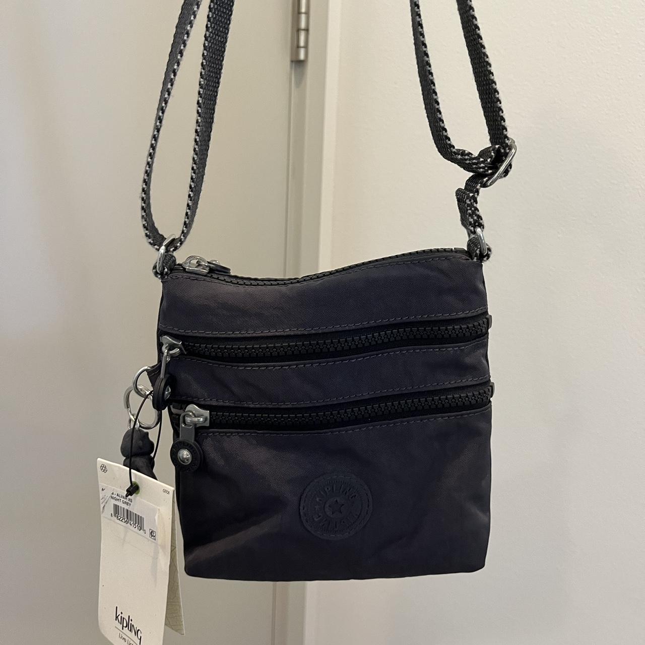 Navy/denim blue KIPLING bag Adjustable strap makes... - Depop