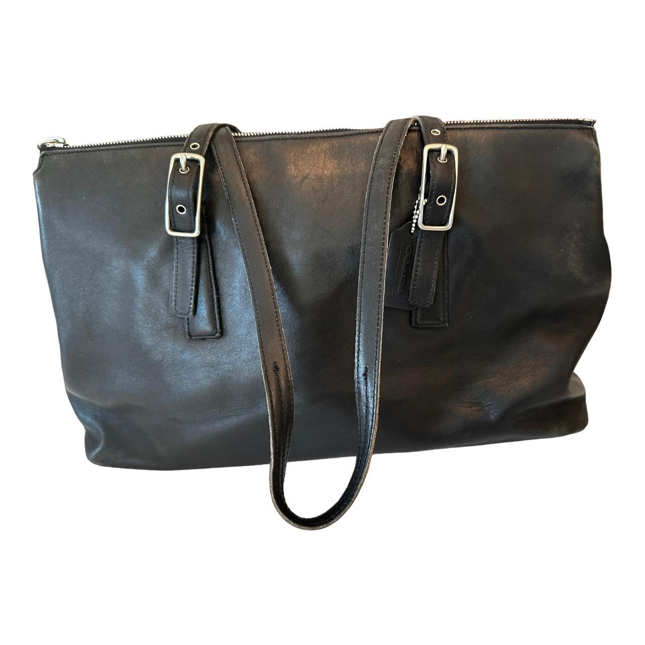 Vintage COACH 9849 Legacy Large Black Shoulder... - Depop