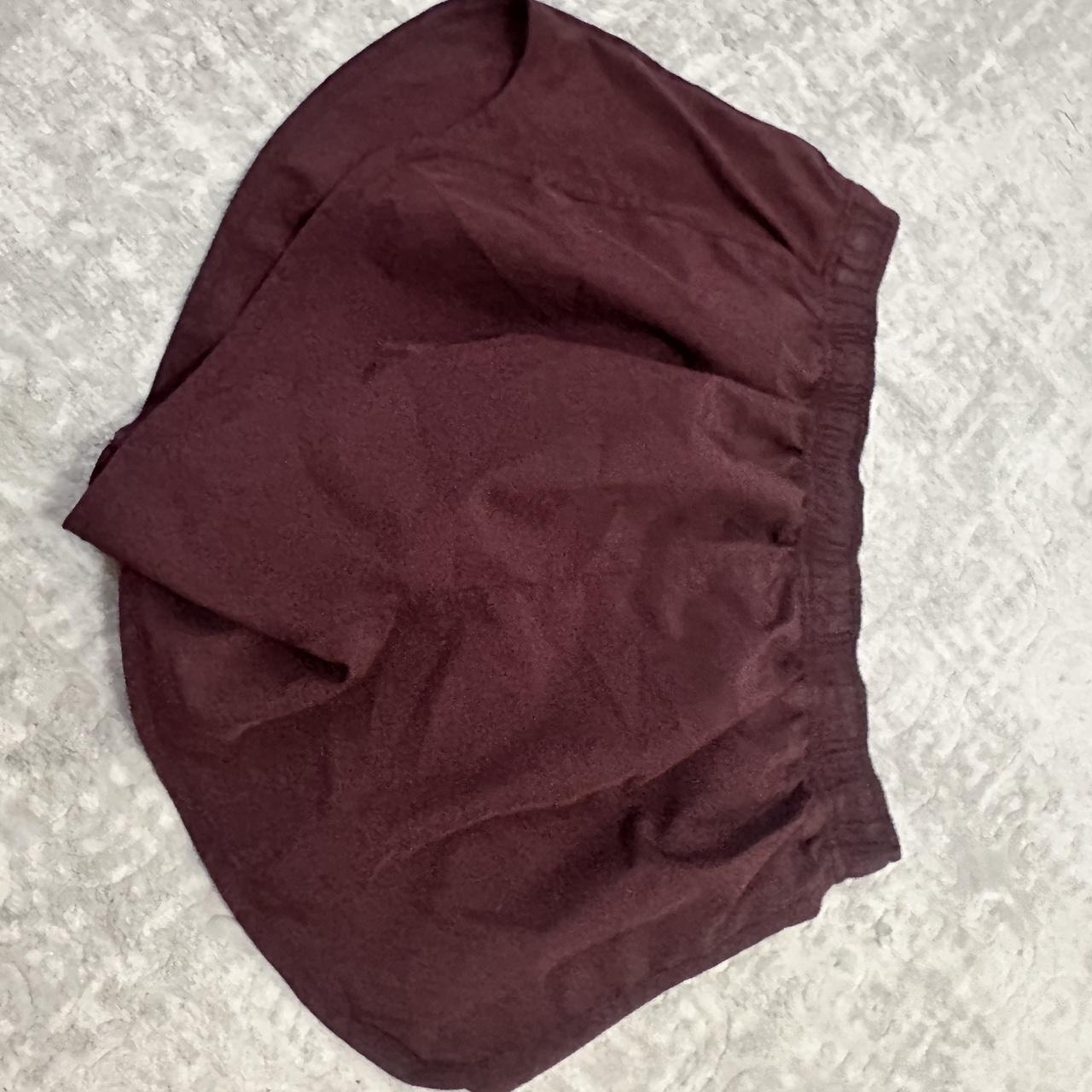 Large, Maroon Nike shorts, Very good quality, W/ a tie - Depop