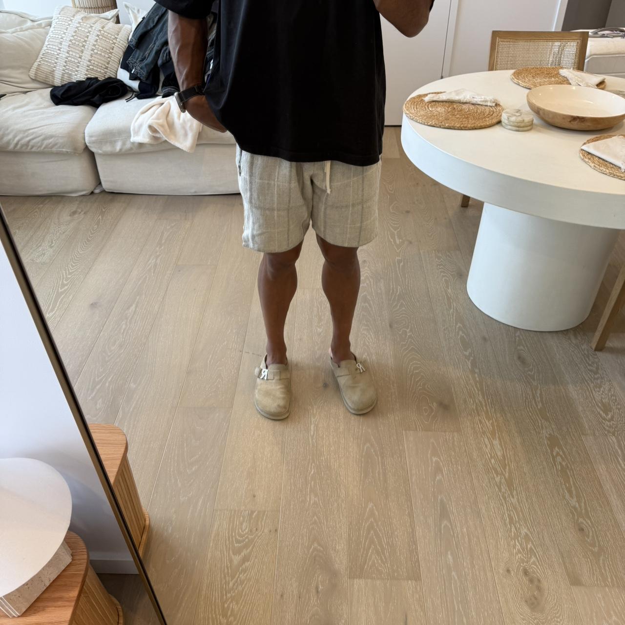 Represent Tan and cream shorts #tanandcream #represent - Depop