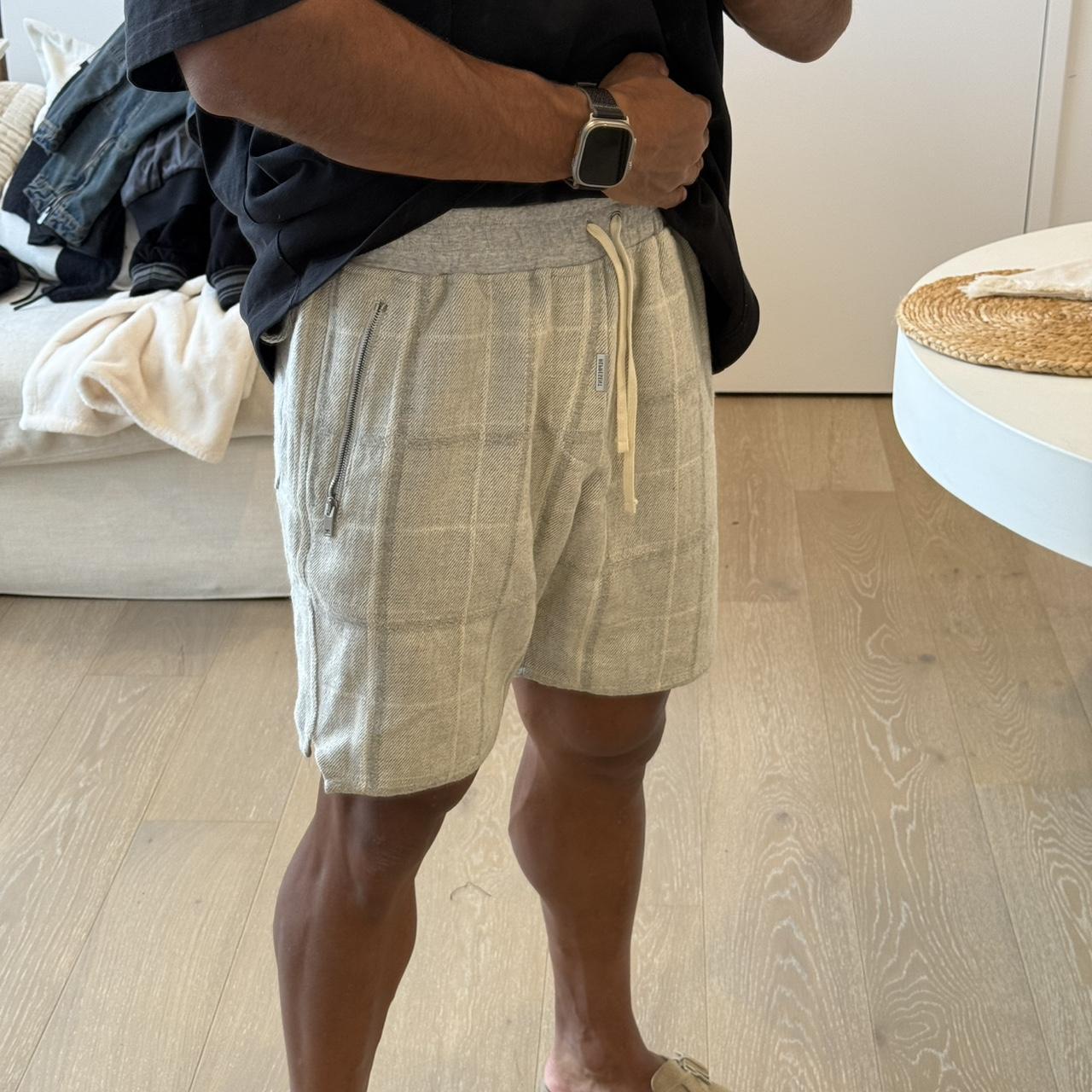 Represent Tan and cream shorts #tanandcream #represent - Depop