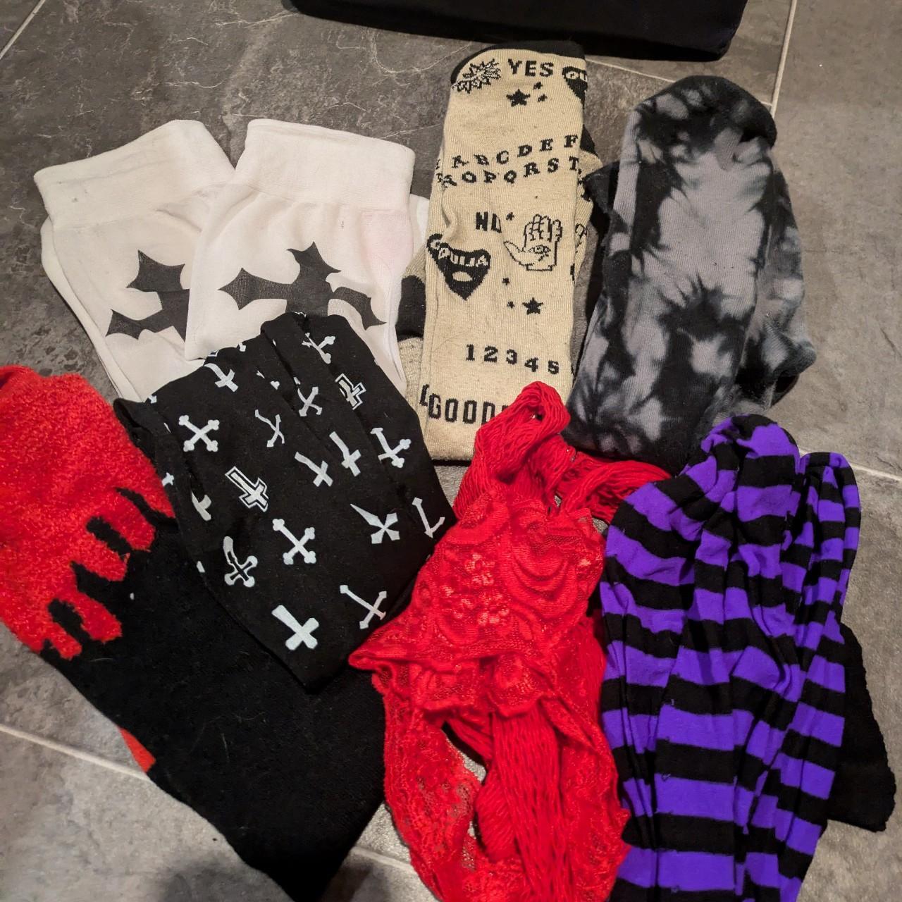 Gothic/ alternative socks, leggings, stockings. the... | Depop