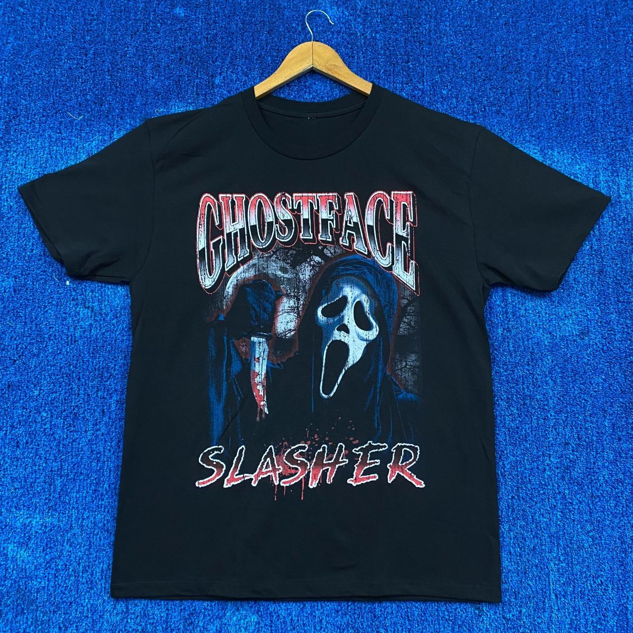 Ghostface Slasher Scream Horror Movie T-shirt Size... - Depop