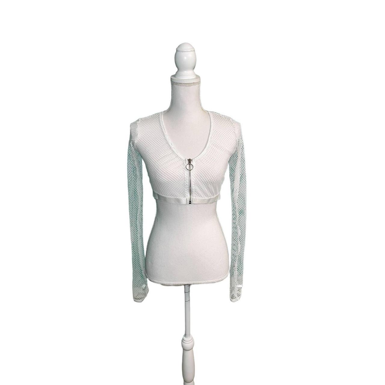 Brand new with tags Dollskill Club Exx white fishnet... - Depop