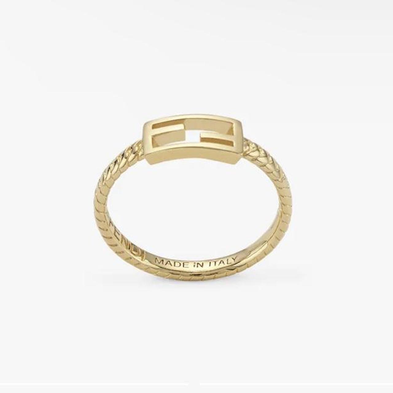 Fendi Baguette ring - in perfect condition. Too... - Depop