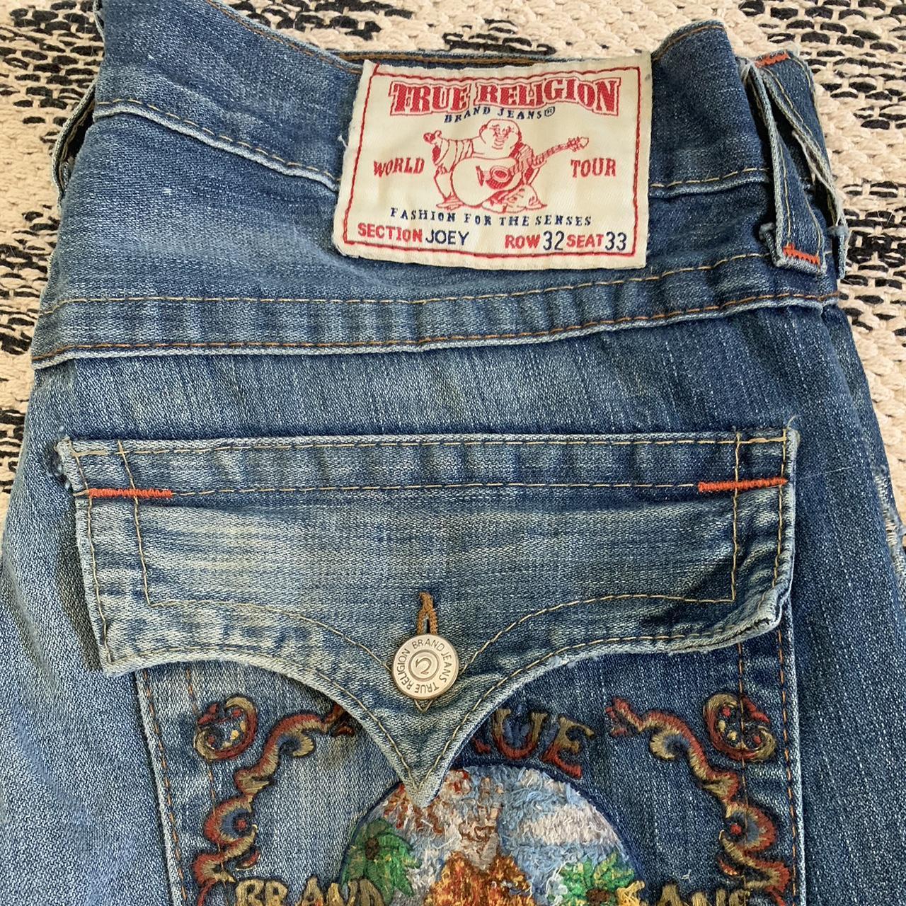 Vintage True Religion Jeans Made in USA With big... - Depop