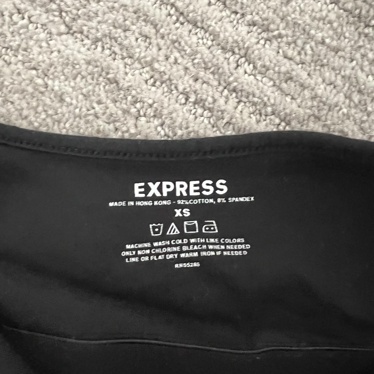 EXPRESS striped tube top can be tied multiple... - Depop