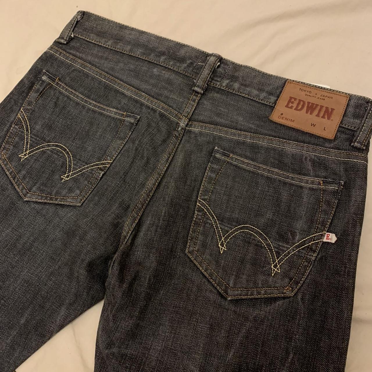 Edwin slim jeans waist 30” leg 32” perfect condition... - Depop