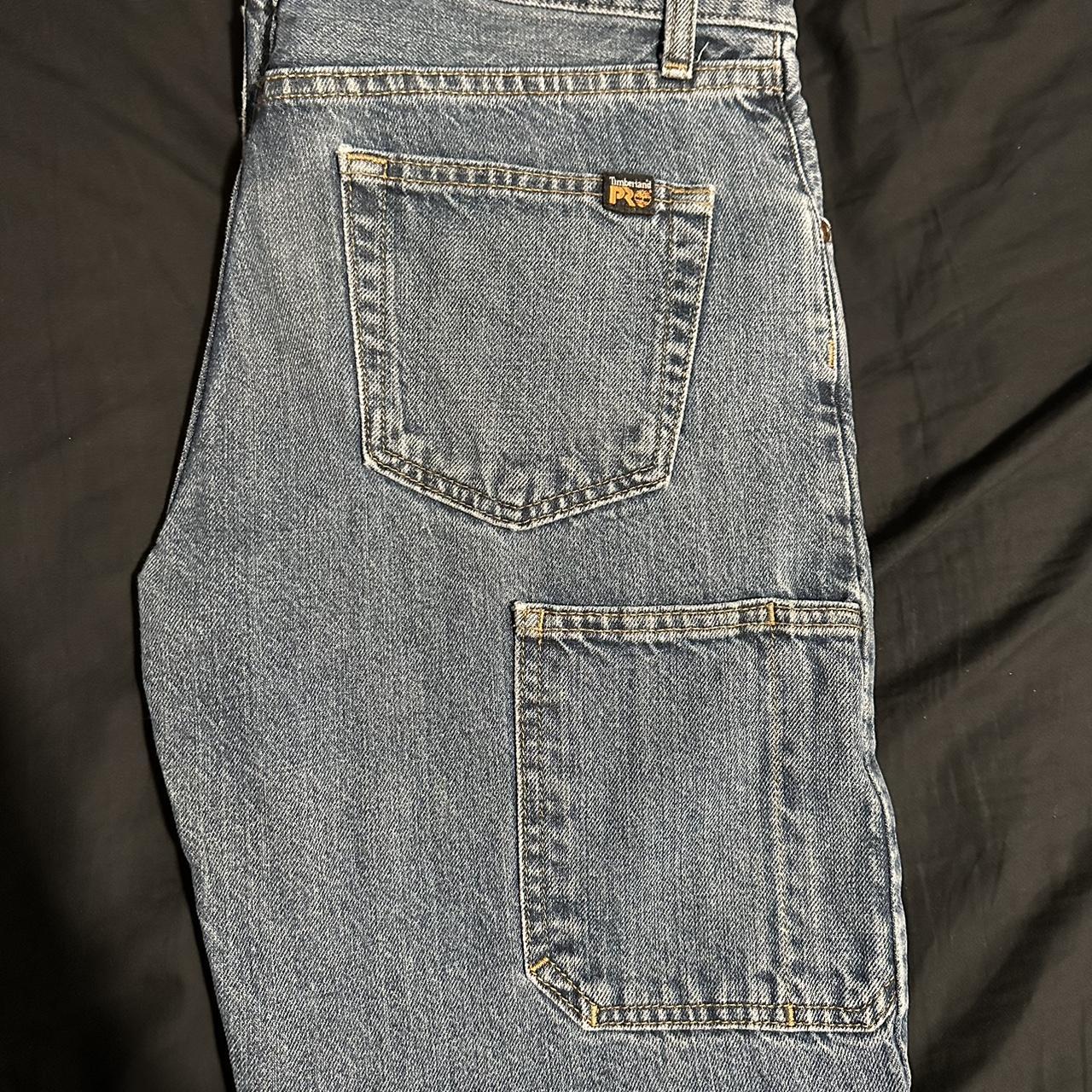 Timberland Men's Blue Jeans | Depop