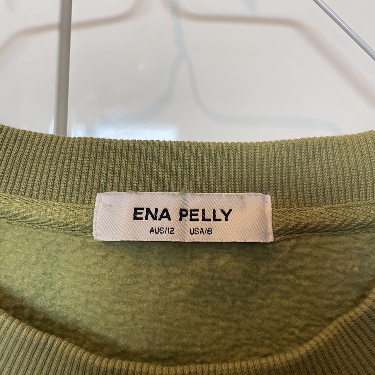 Ena Pelly green jumper Size 12 (fits 8-10) - Depop