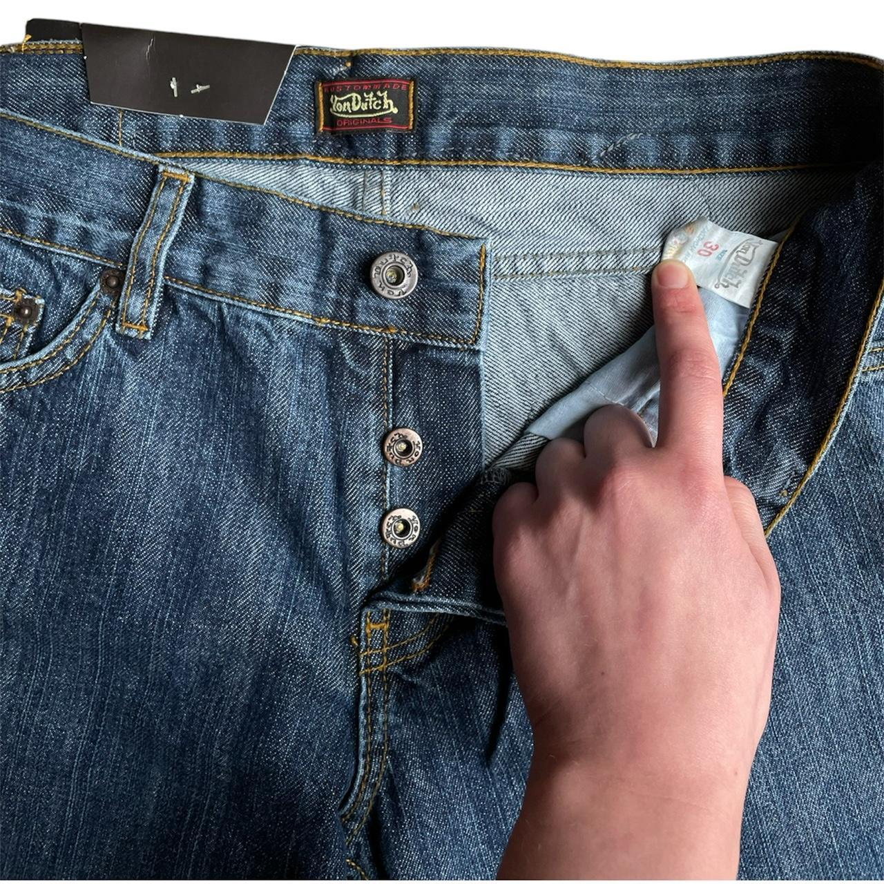 Von Dutch brand new dark denim jeans mid waisted... - Depop