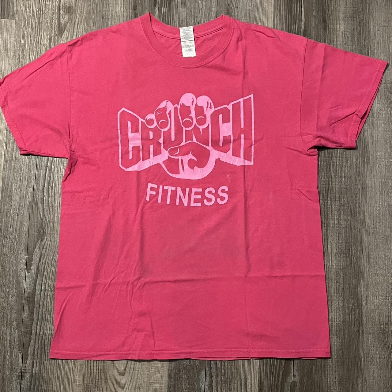 Unisex CRUNCH FITNESS tee Breast Cancer Awareness... | Depop