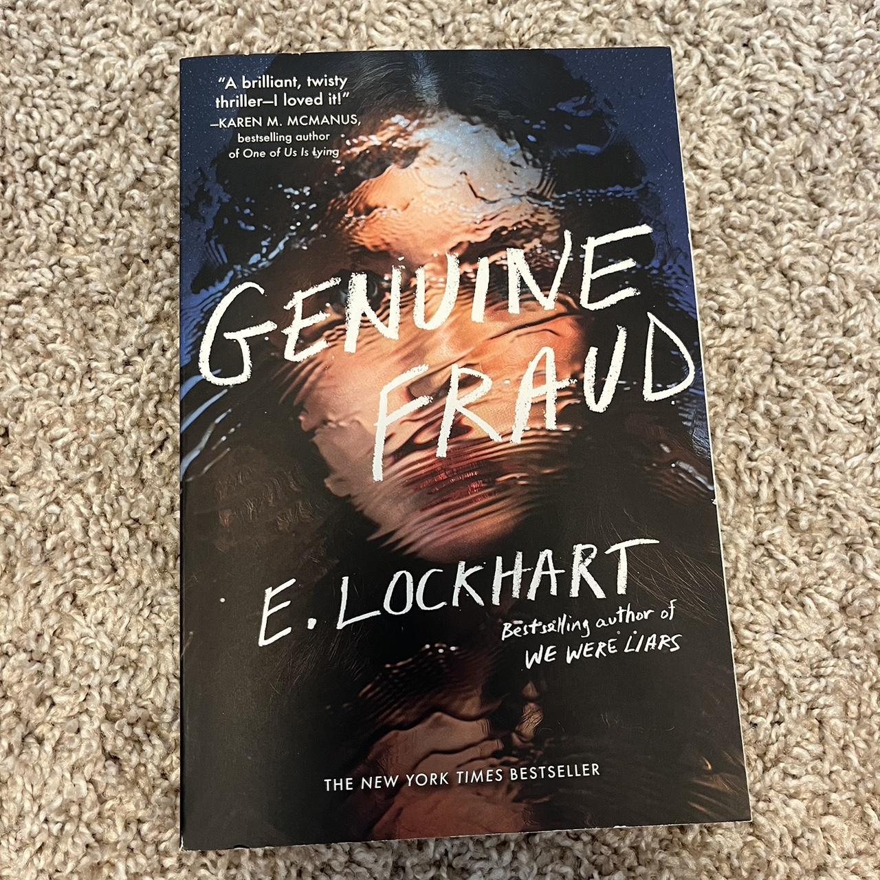 GENUINE FRAUD by e. lockhart never read and in... - Depop