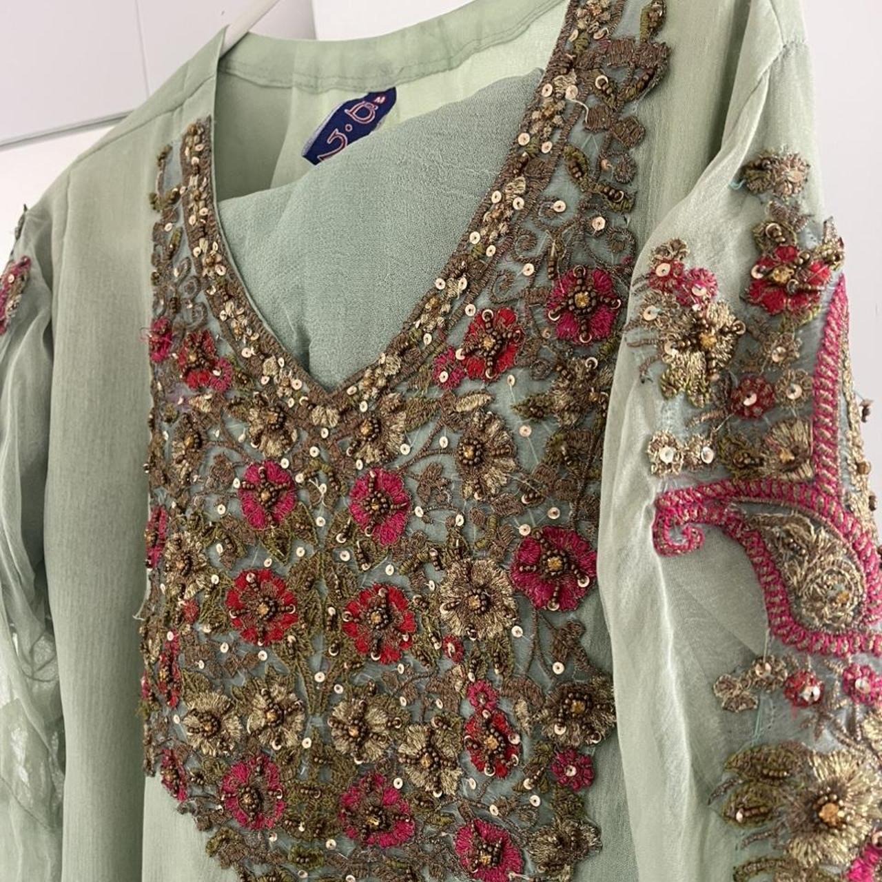 Embellished Asian dress perfect for weddings or any... - Depop