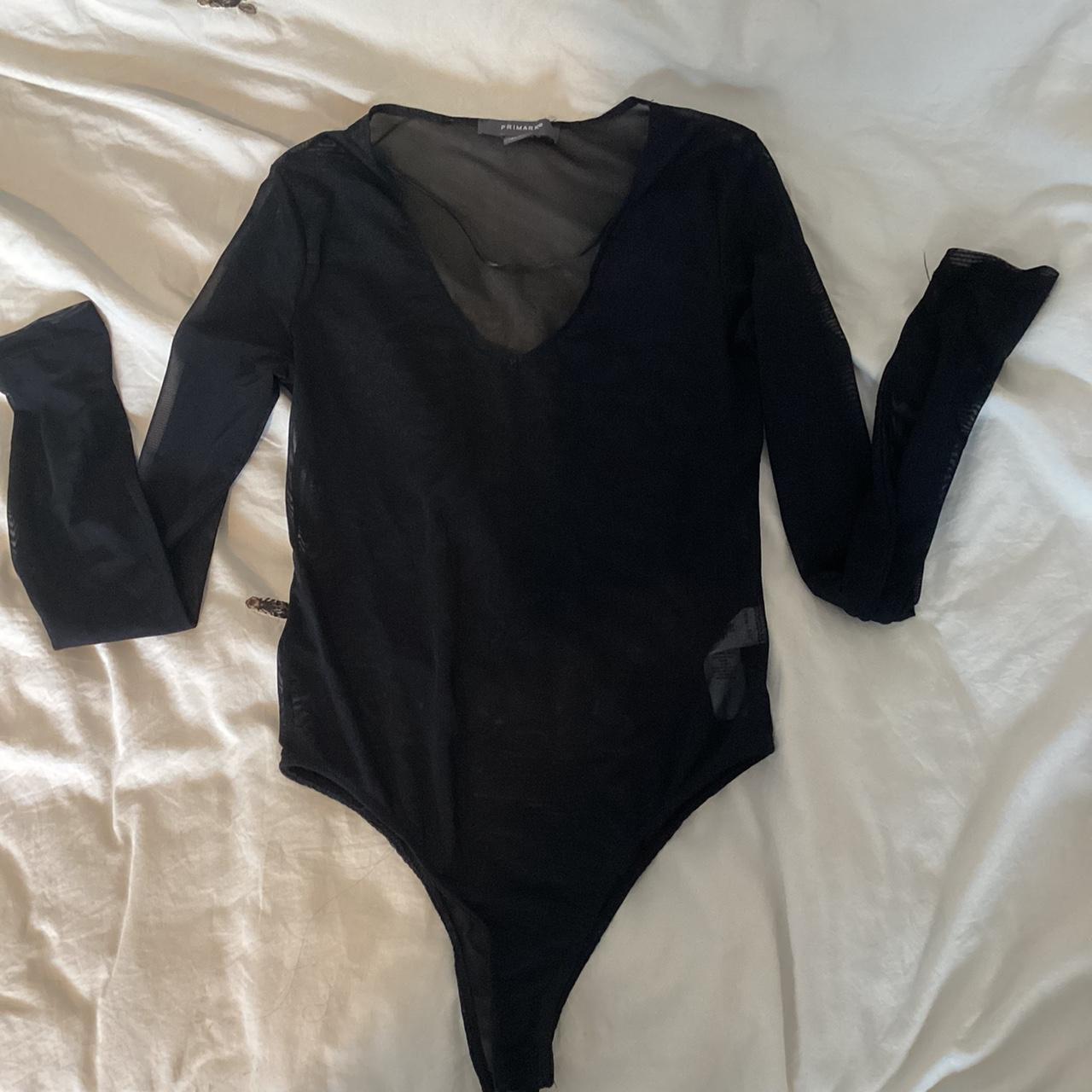 Primark black mesh bodysuit Very pretty used a few... - Depop