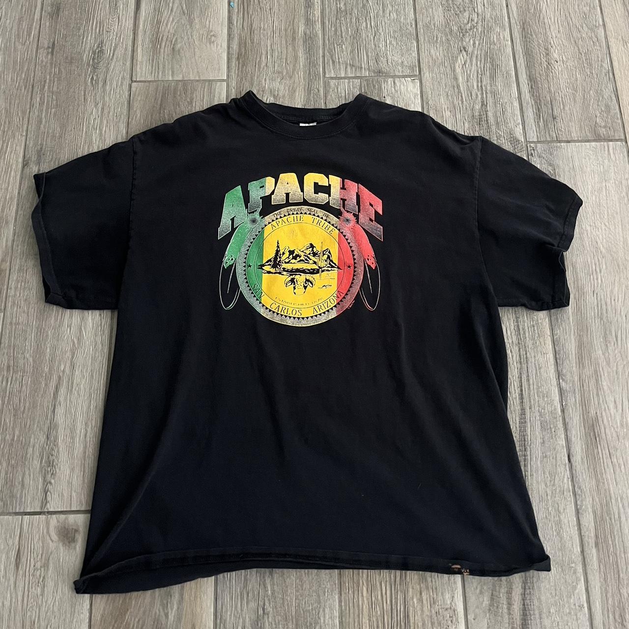 Apache Tribe Vintage Tee Shirt Size large ALL... - Depop