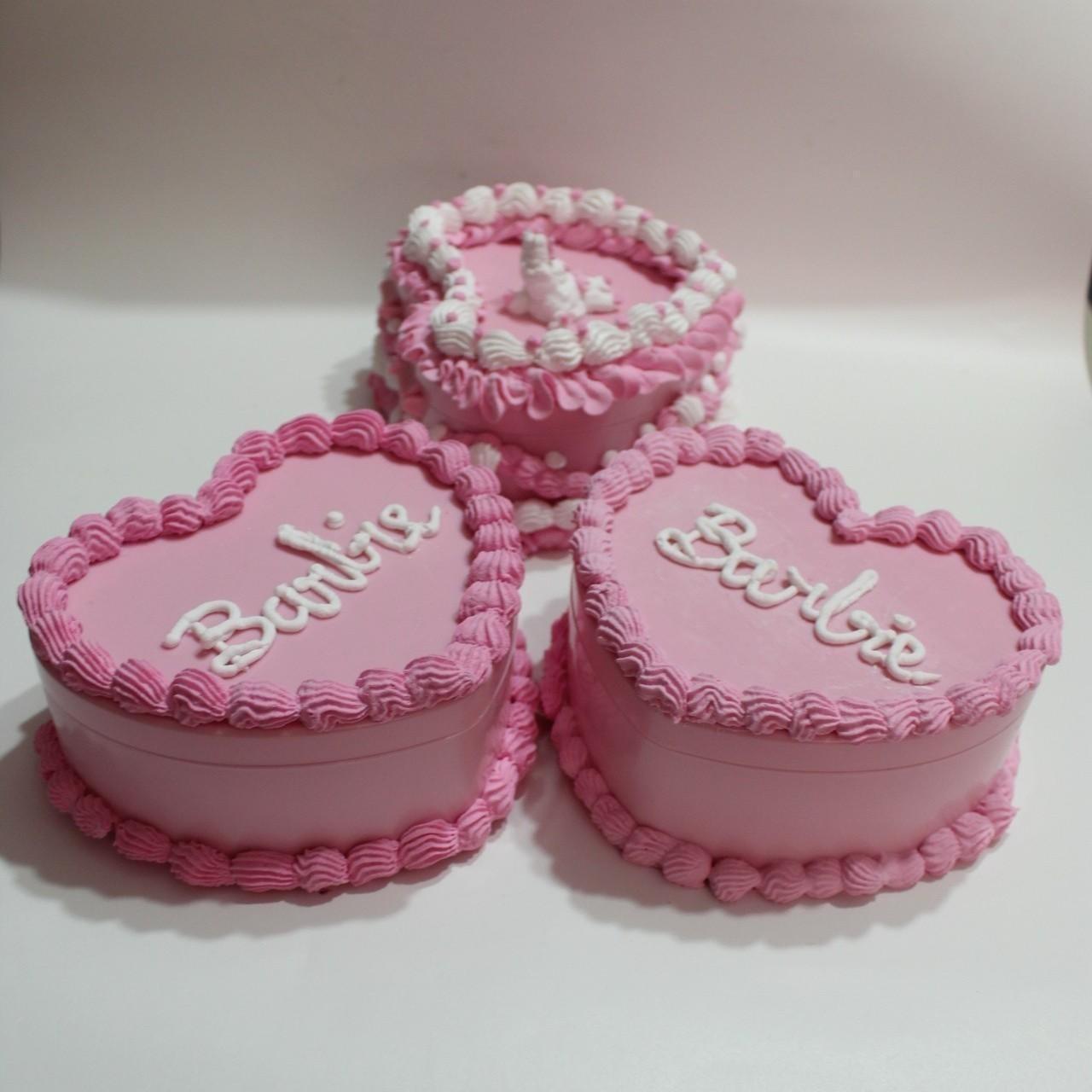 The cutest bundle 🍰🎂Two barbie 🩷 jewelry boxes & a... - Depop