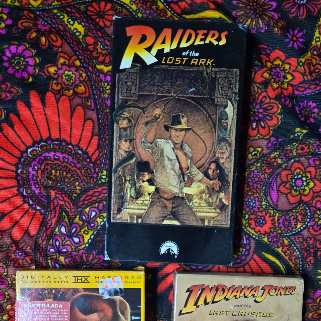 Original Indiana Jones Trilogy on VHS Tape *Raiders... - Depop