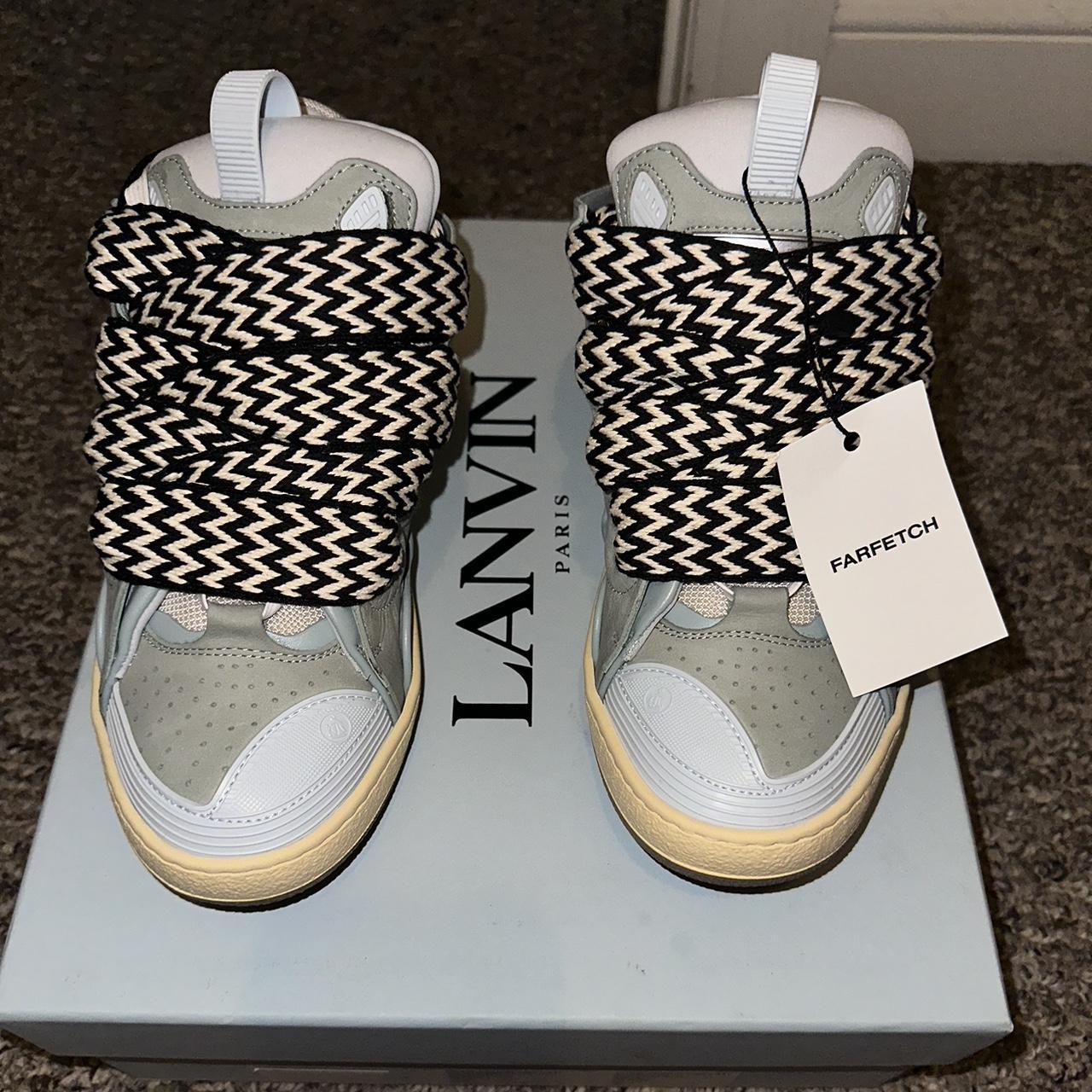BRAND NEW WITH TAGS NEED GONE LANVIN CURB SNEAKERS... - Depop
