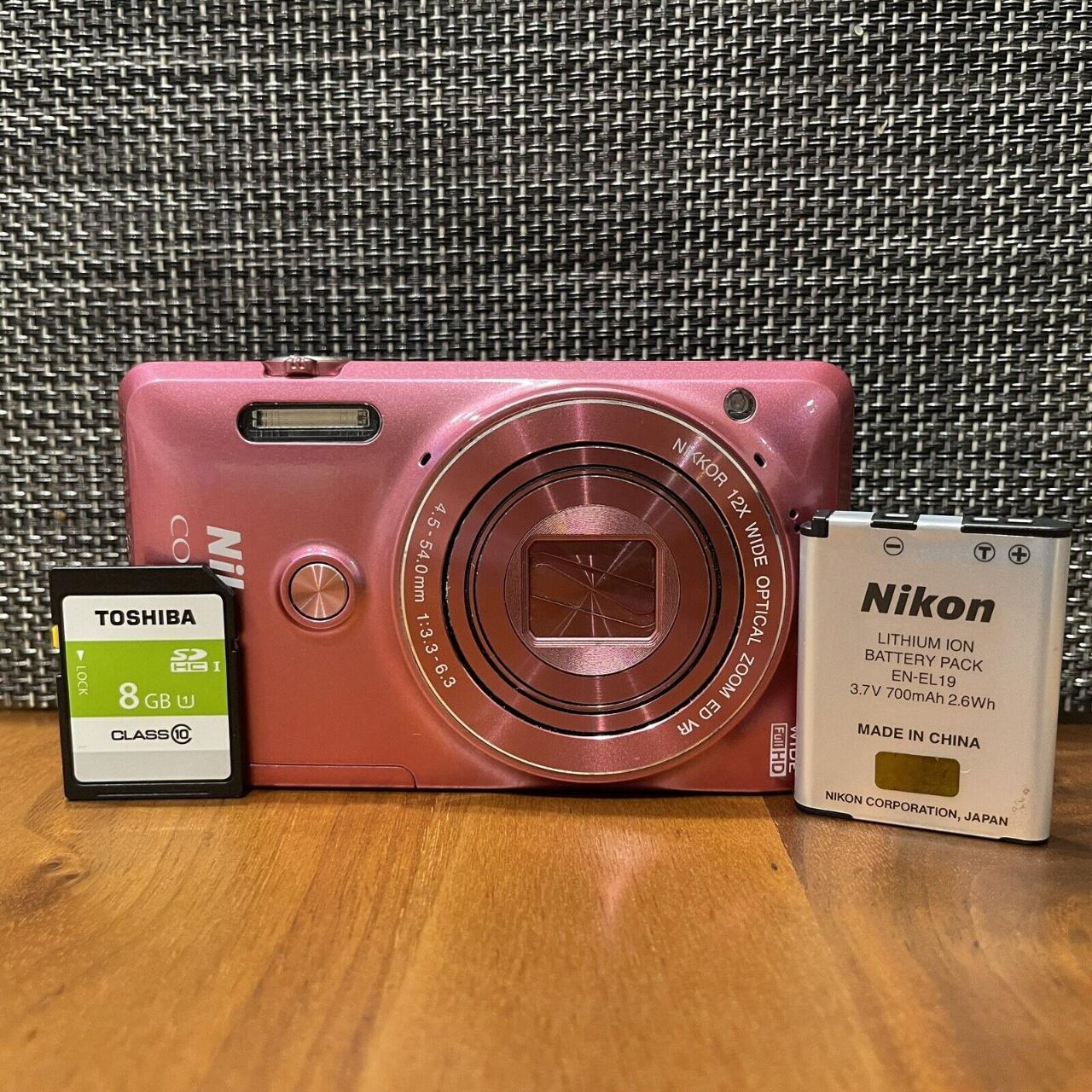 Nikon COOLPIX S6900 Pink Compact Digital Camera... - Depop