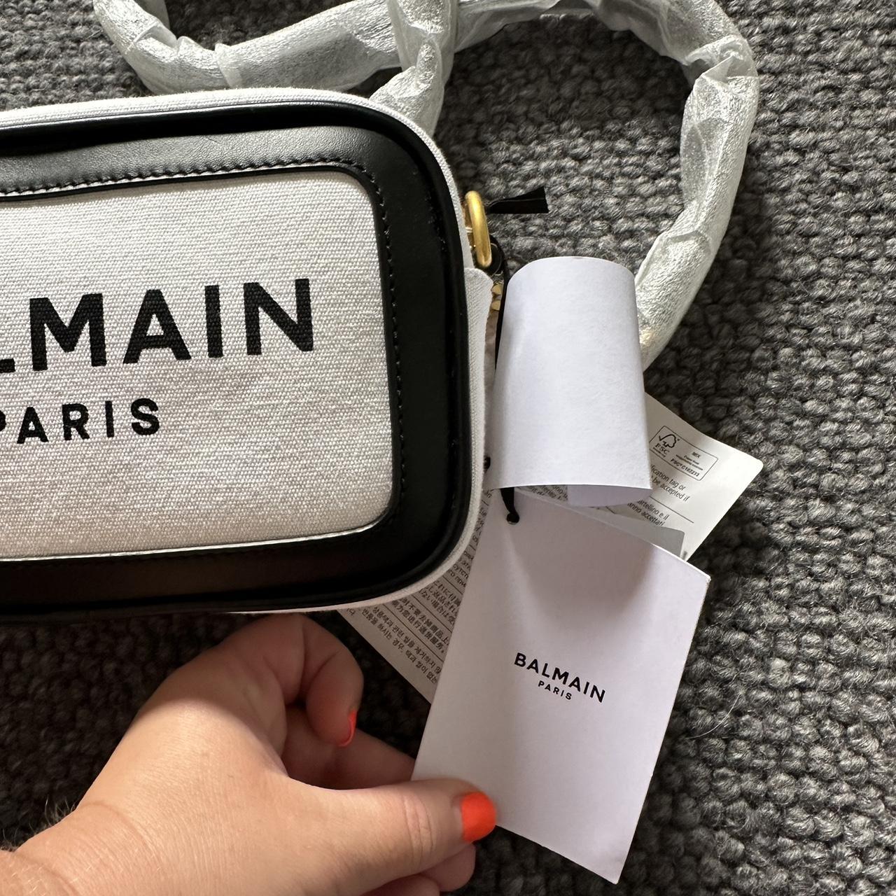 New been used brand new BALMAIN Photo bag! Bought... - Depop