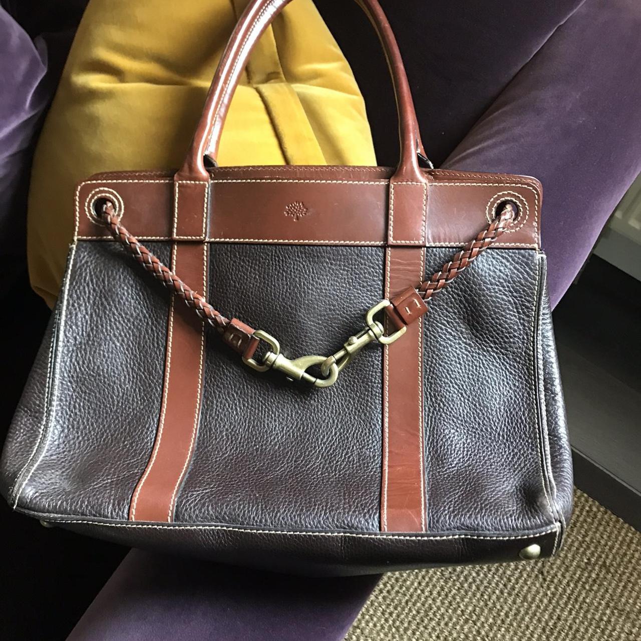 Original vintage MULBERRY leather handbag in... - Depop