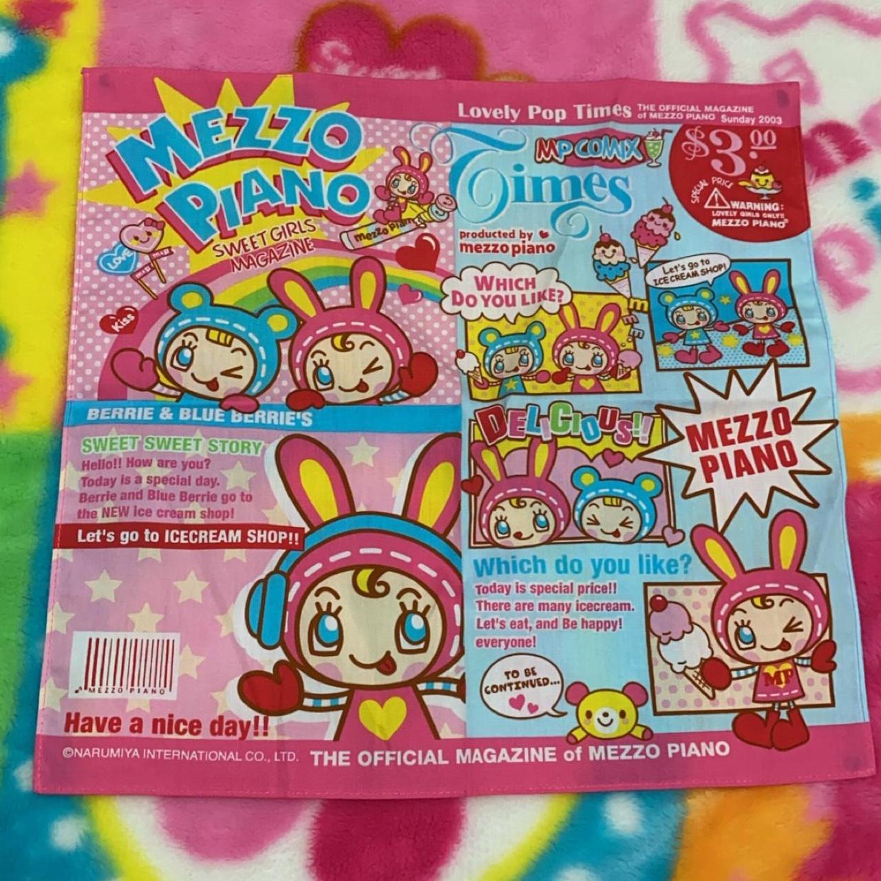 mezzo piano cloth !! were used as posters on my wall ^^ - Depop