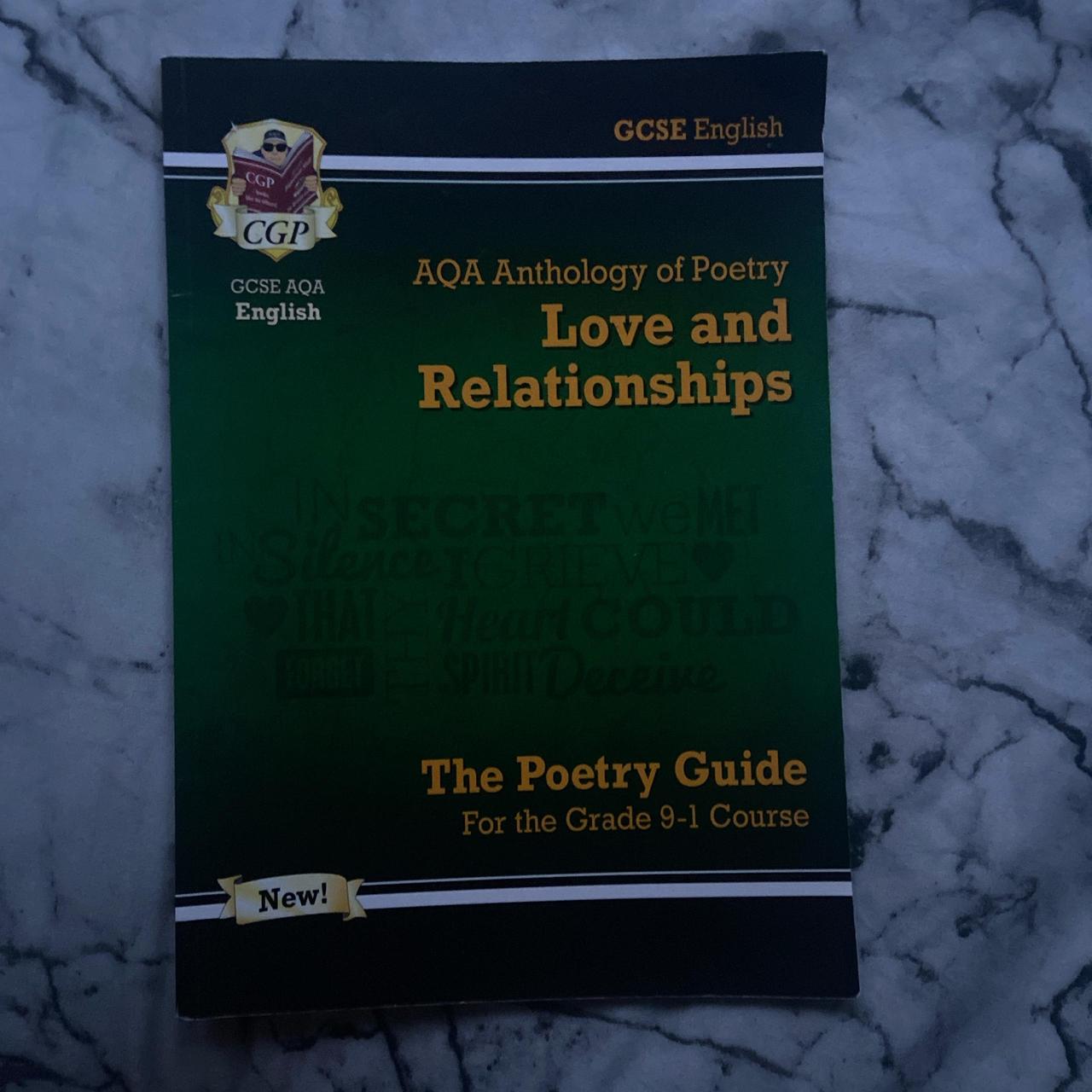 cgp AQA poetry anthology- GCSE English poetry... - Depop