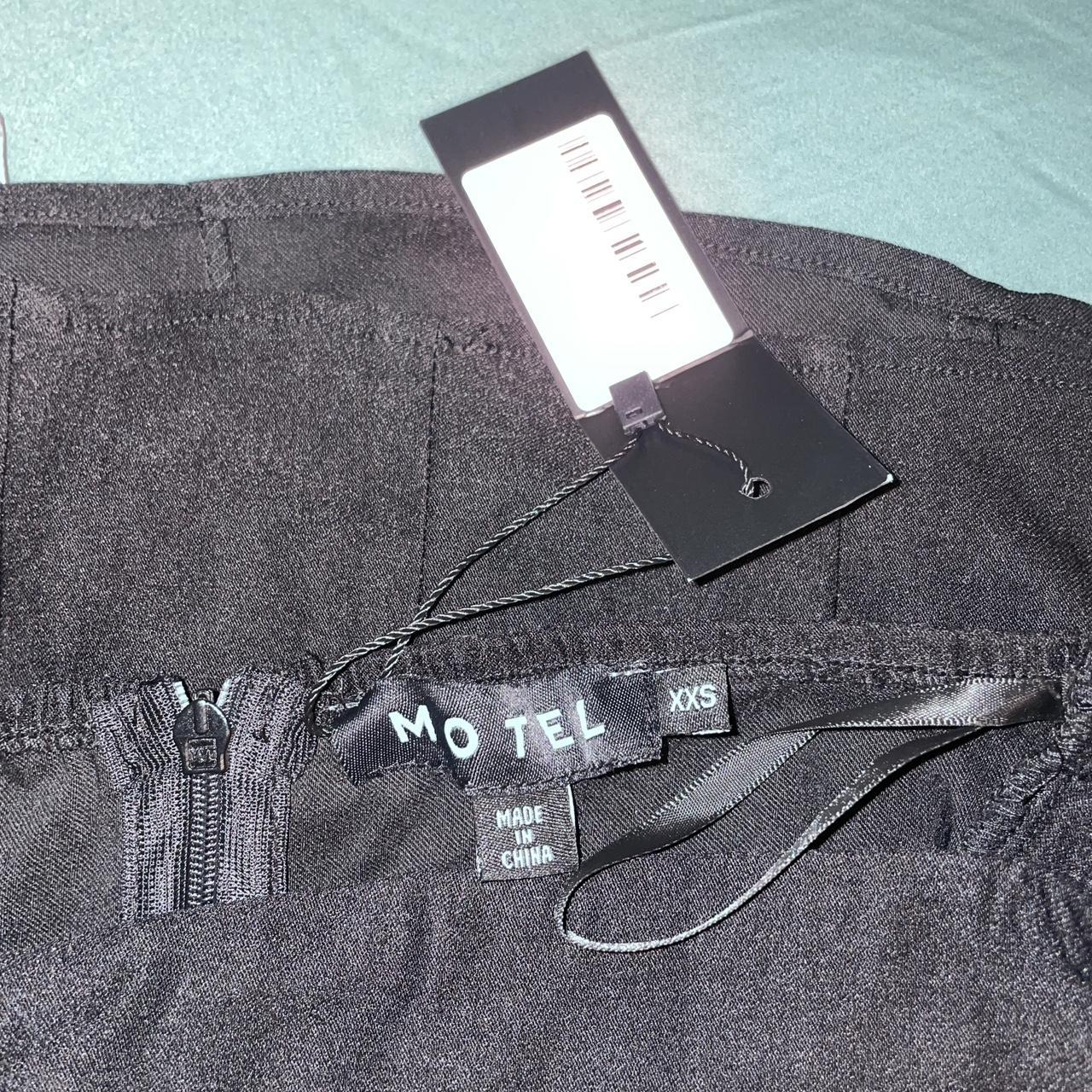 Black strapless mini-dress Motel Rocks size:... - Depop